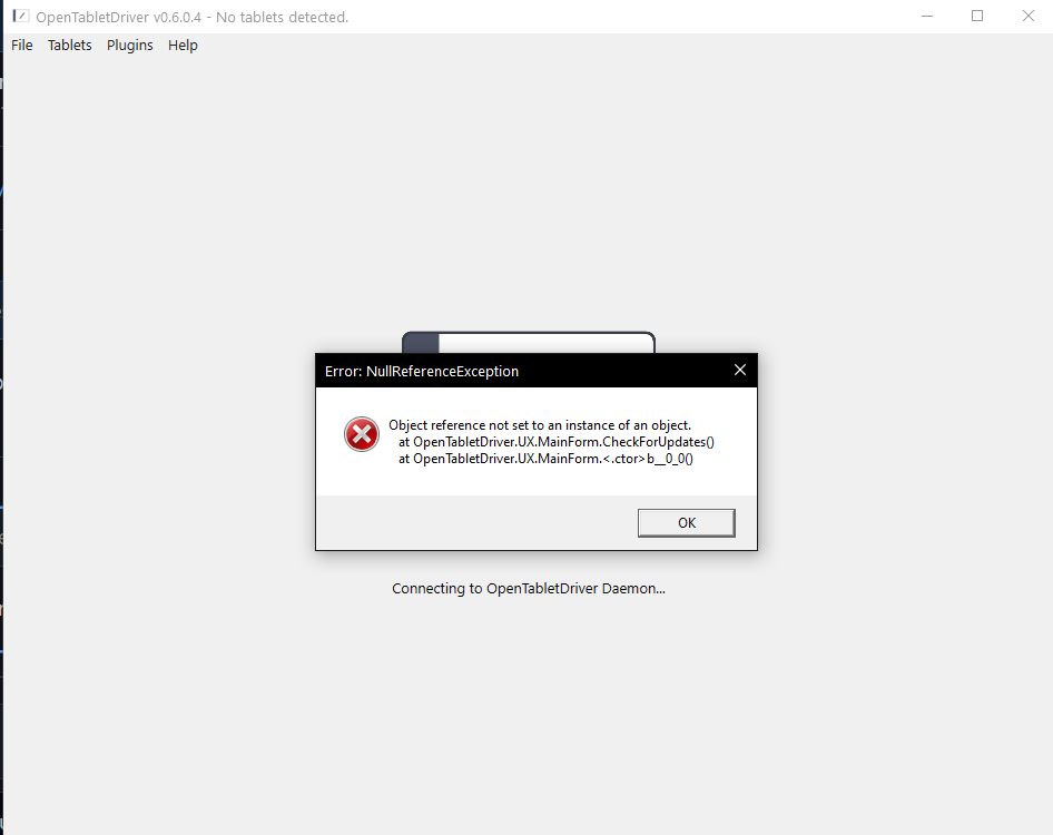 Support Request: ArgumentNullException Driver is coming up as null · Issue #2649 ...