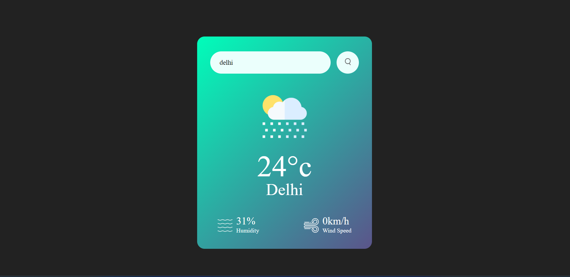 Github Dixit Joshi Weather Weather App Lets You Find Live Weather Of Entered City Country