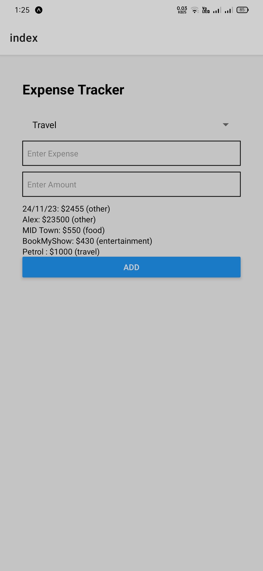 Github Reybii66 Expense Tracker App The Expense Tracker App Is A User Friendly Mobile