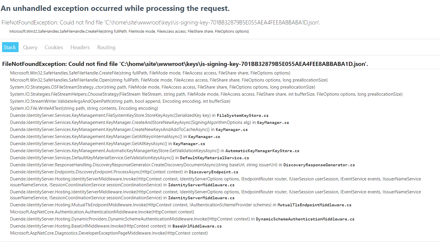 Idx20803 Unable To Obtain Configuration From Identity Server · Issue 866 · Duendesoftware