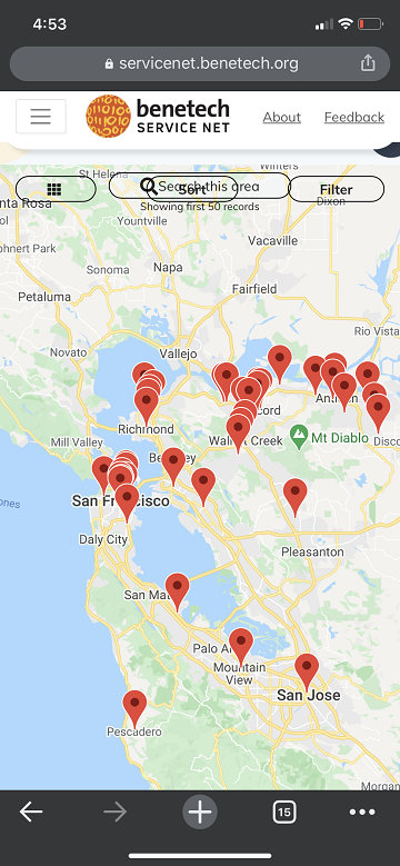 ServiceNet Map View for Mobile · Issue #1211 · openreferral/ServiceNet · GitHub