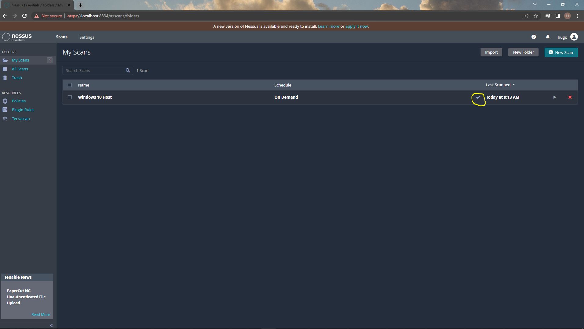 GitHub - HugoJrH/VulnerabilityManagement: Nessus Essentials ...