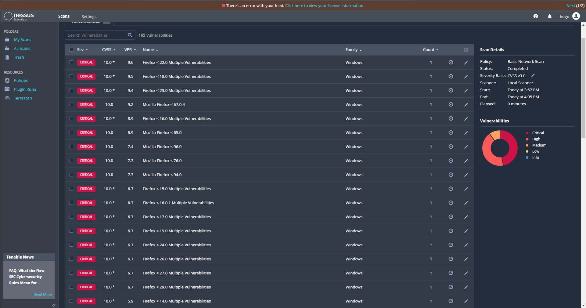 GitHub - HugoJrH/VulnerabilityManagement: Nessus Essentials ...
