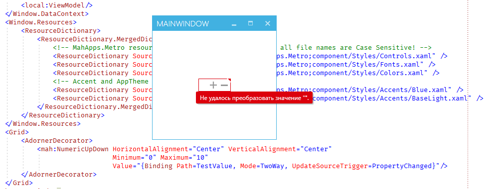 NumericUpDown must set minimum on value deleting · Issue #3668 · MahApps/MahApps.Metro · GitHub