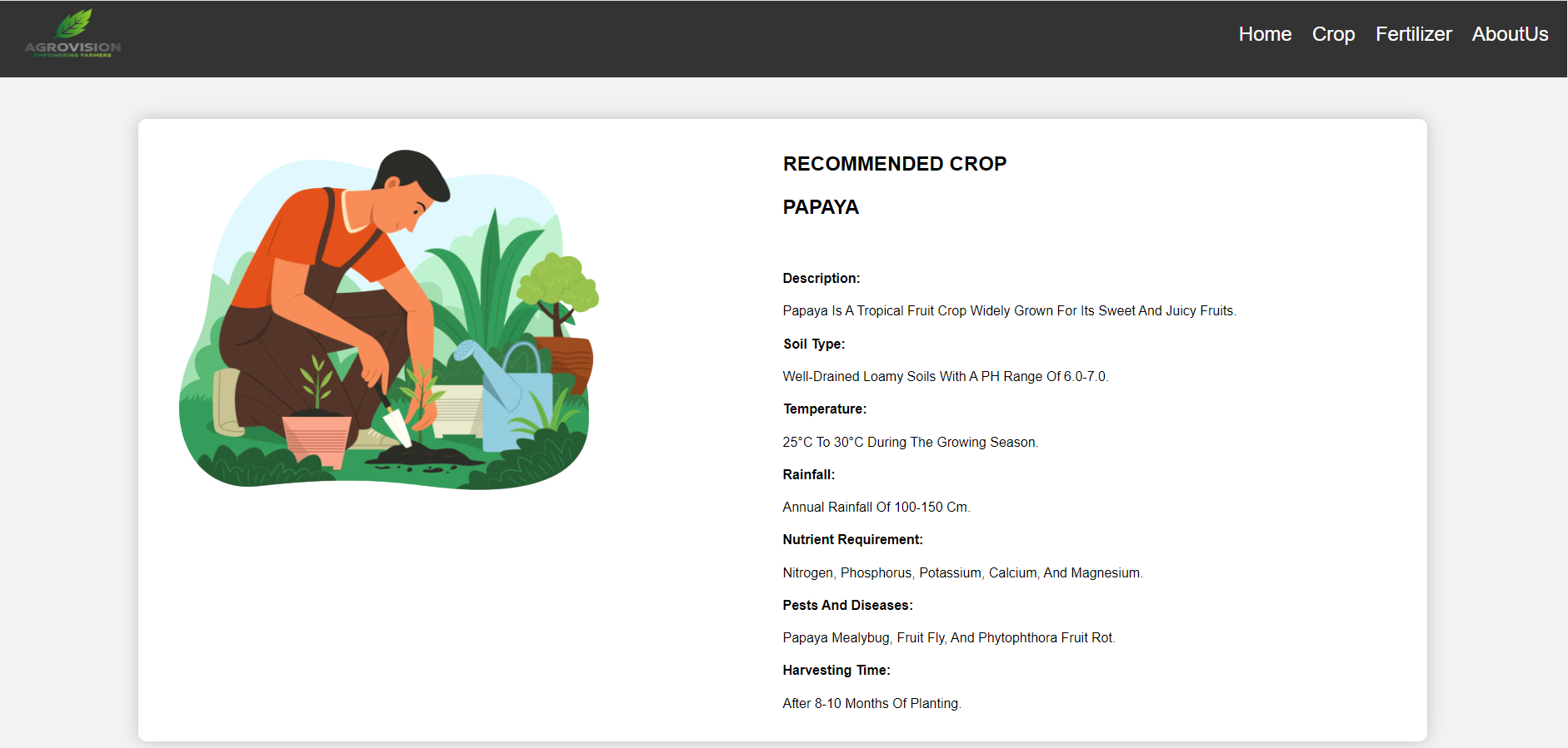 GitHub - hk-harikrishna/AgroVision_Crop_Fertilizer_Recommendation_System