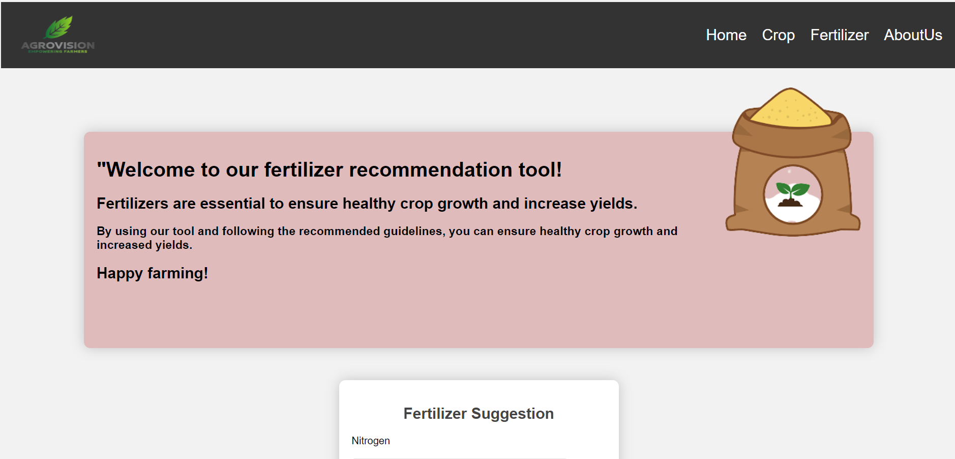 GitHub - hk-harikrishna/AgroVision_Crop_Fertilizer_Recommendation_System