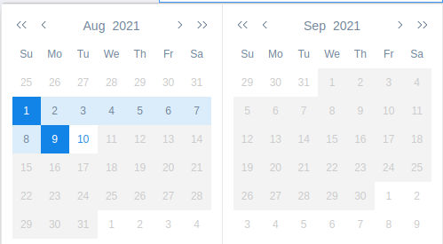 Time Range picker with only current month(instead of current and next month) · Issue #631 ...