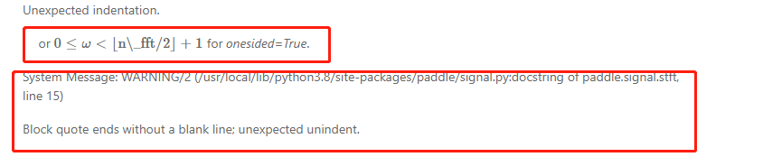 paddle.signal.stft · Issue #4869 · PaddlePaddle/docs · GitHub