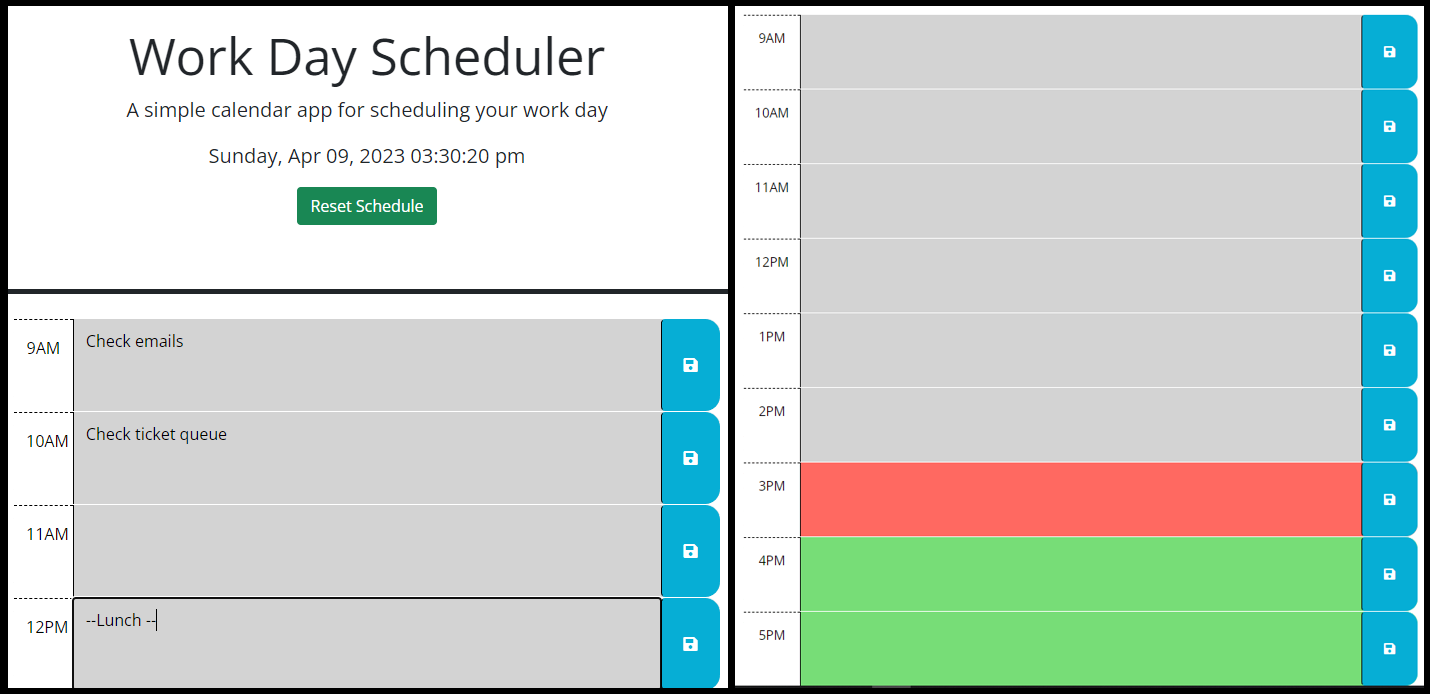 GitHub - CML120/Work-Day-Scheduler: Module 5 Third-Party APIs Challenge ...