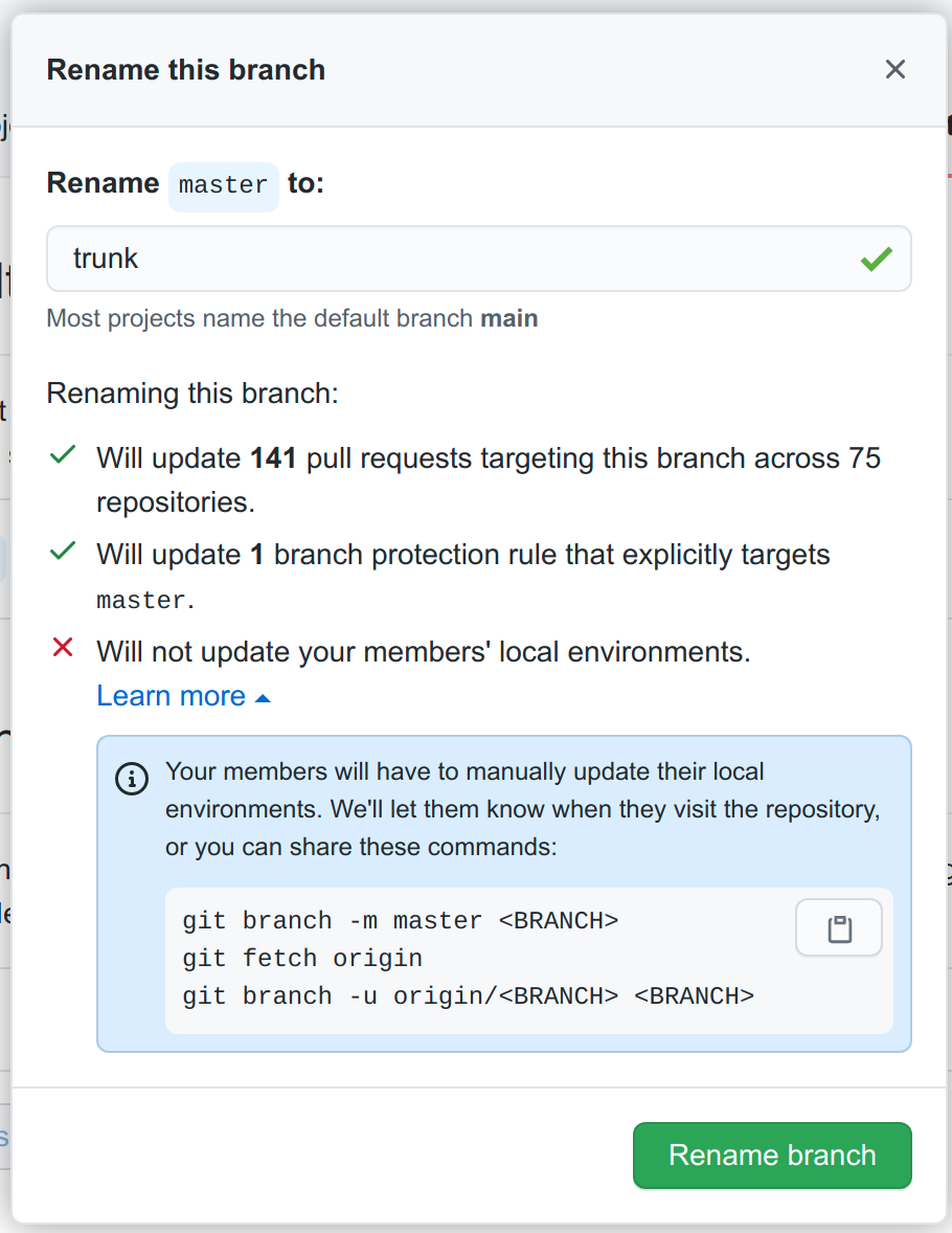 Update Master Branch To Trunk · Issue 28238 · Woocommerce Woocommerce · Github