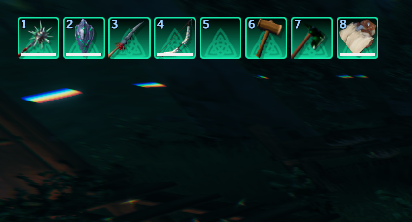 Weapons moved from hotbar to inventory cause magic background to sometimes stick. · Issue #465 ...