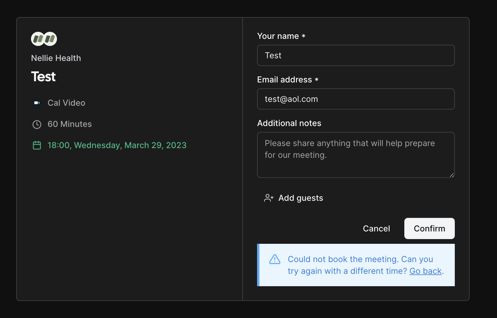 [CAL-1233] Bookings for any 6pm (America/Detroit) do not work, no availability msg · Issue #7667 ...