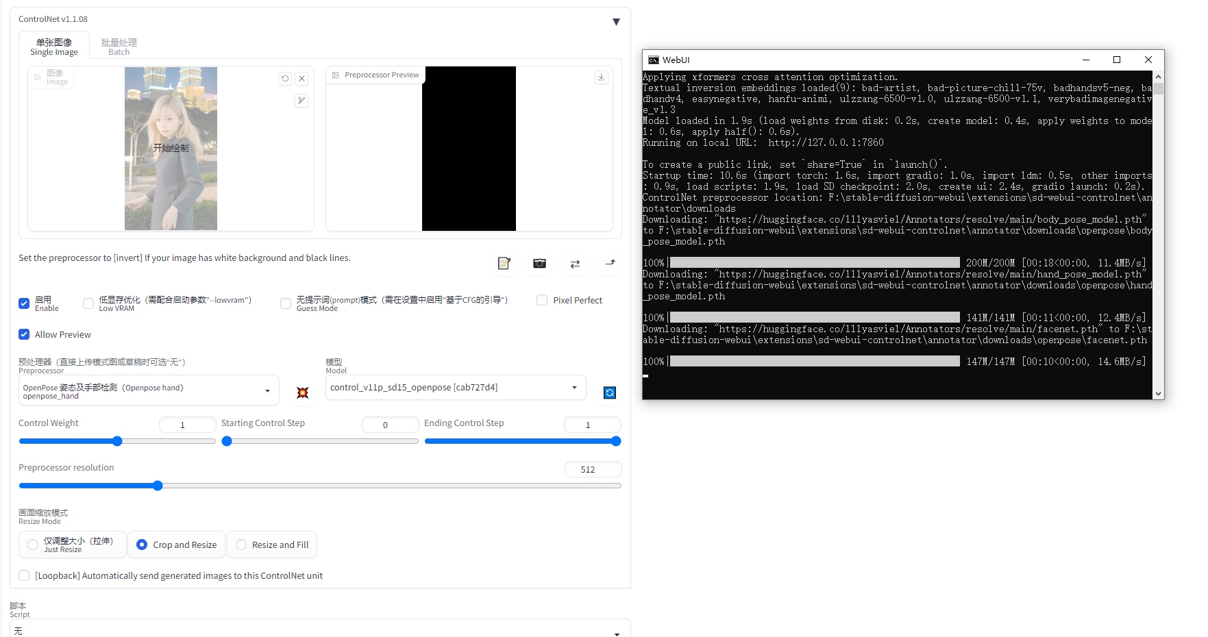 Generate a black image when previewing · Issue #1004 · Mikubill/sd-webui-controlnet · GitHub