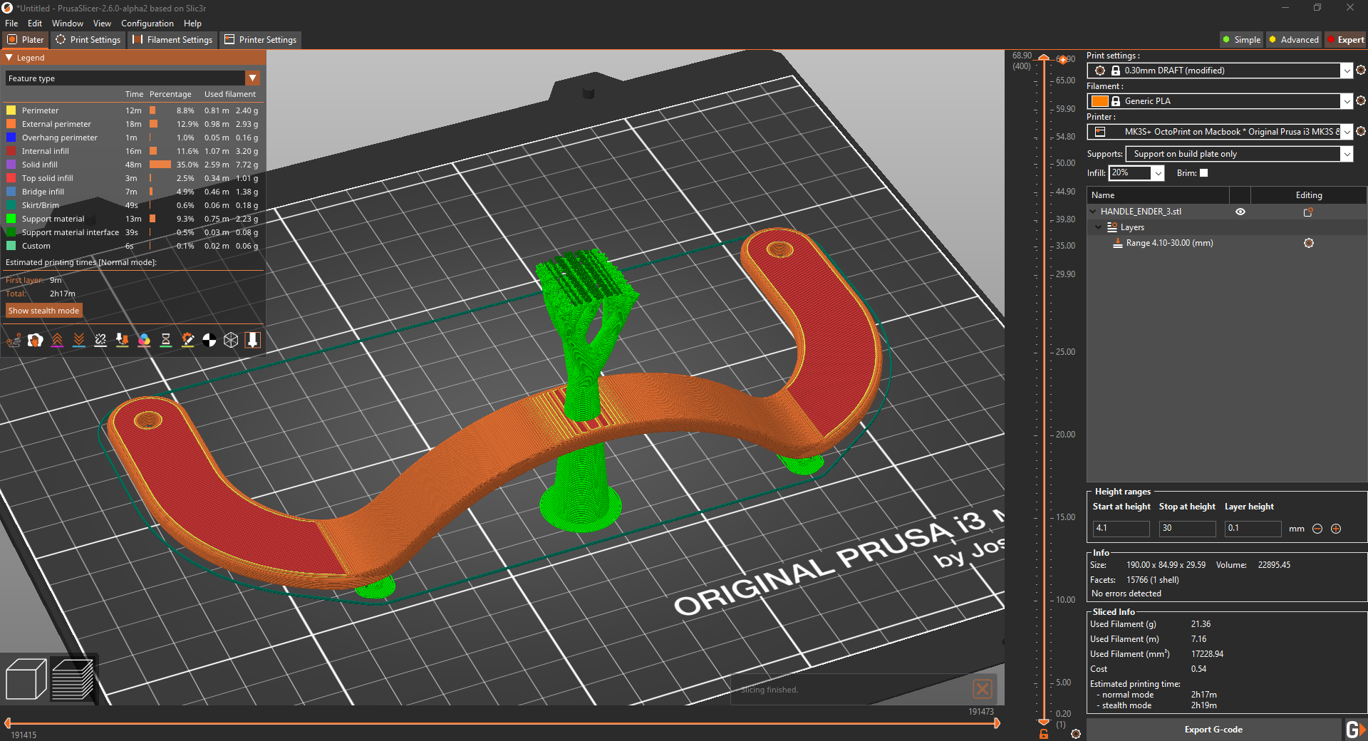 Organic Supports don't work with Height Range Modifier · Issue #9876 · prusa3d/PrusaSlicer · GitHub