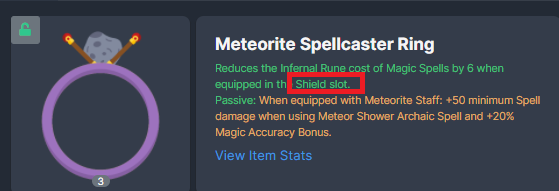 Ring in Shield slot? · Issue #3233 · MelvorIdle/melvoridle.github.io · GitHub