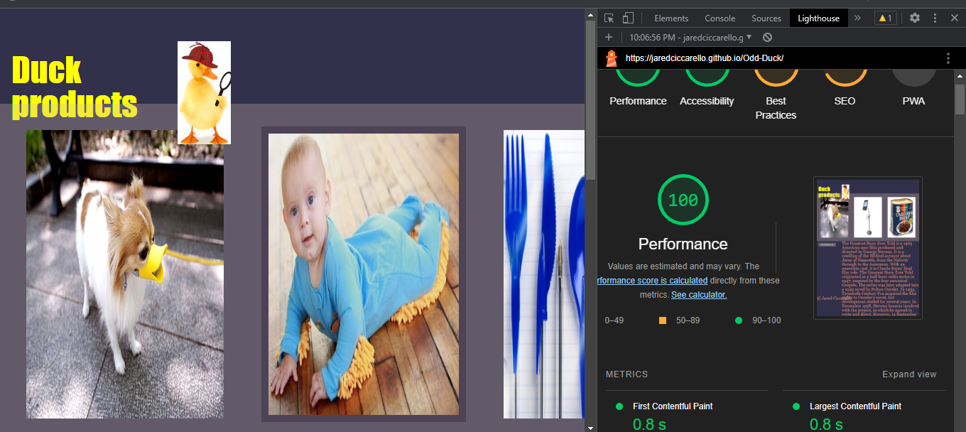 GitHub - JaredCiccarello/Odd-Duck