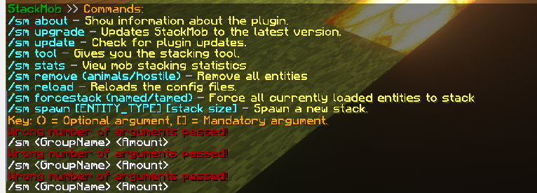 /sm Commands doesnt work · Issue #218 · ploppyperson/StackMob-5 · GitHub