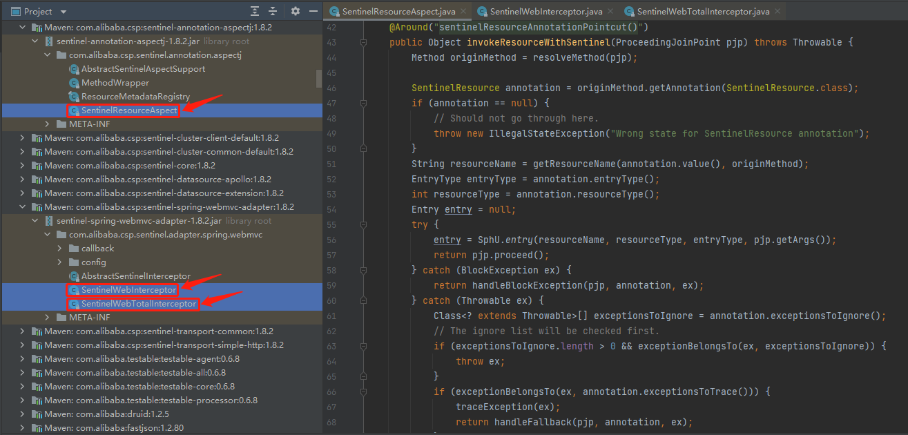 SentinelResourceAspect为什么没有total相关类 | Why there is not a "total" resource for all ...