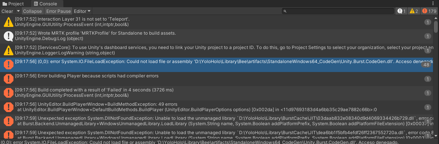Error to build and play · Issue #4 · LocalJoost/YoloHolo · GitHub