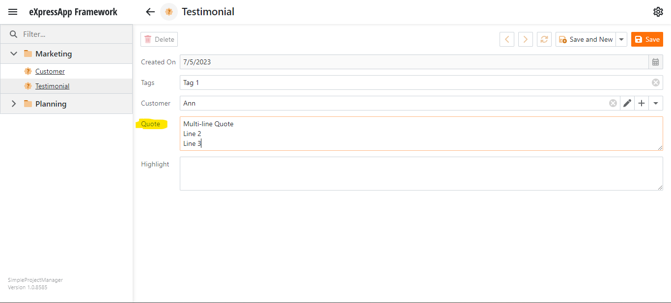 GitHub - jjcolumb/SimpleProjectManager