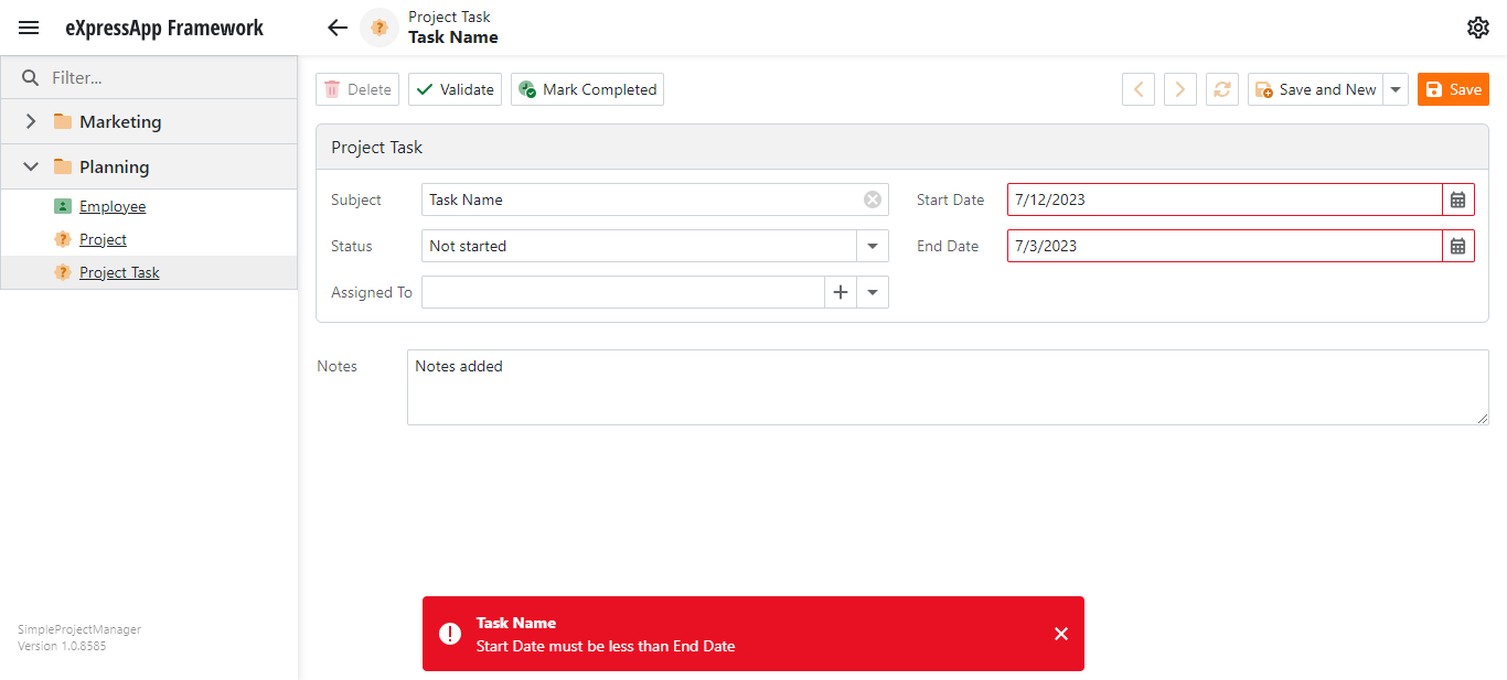 GitHub - jjcolumb/SimpleProjectManager