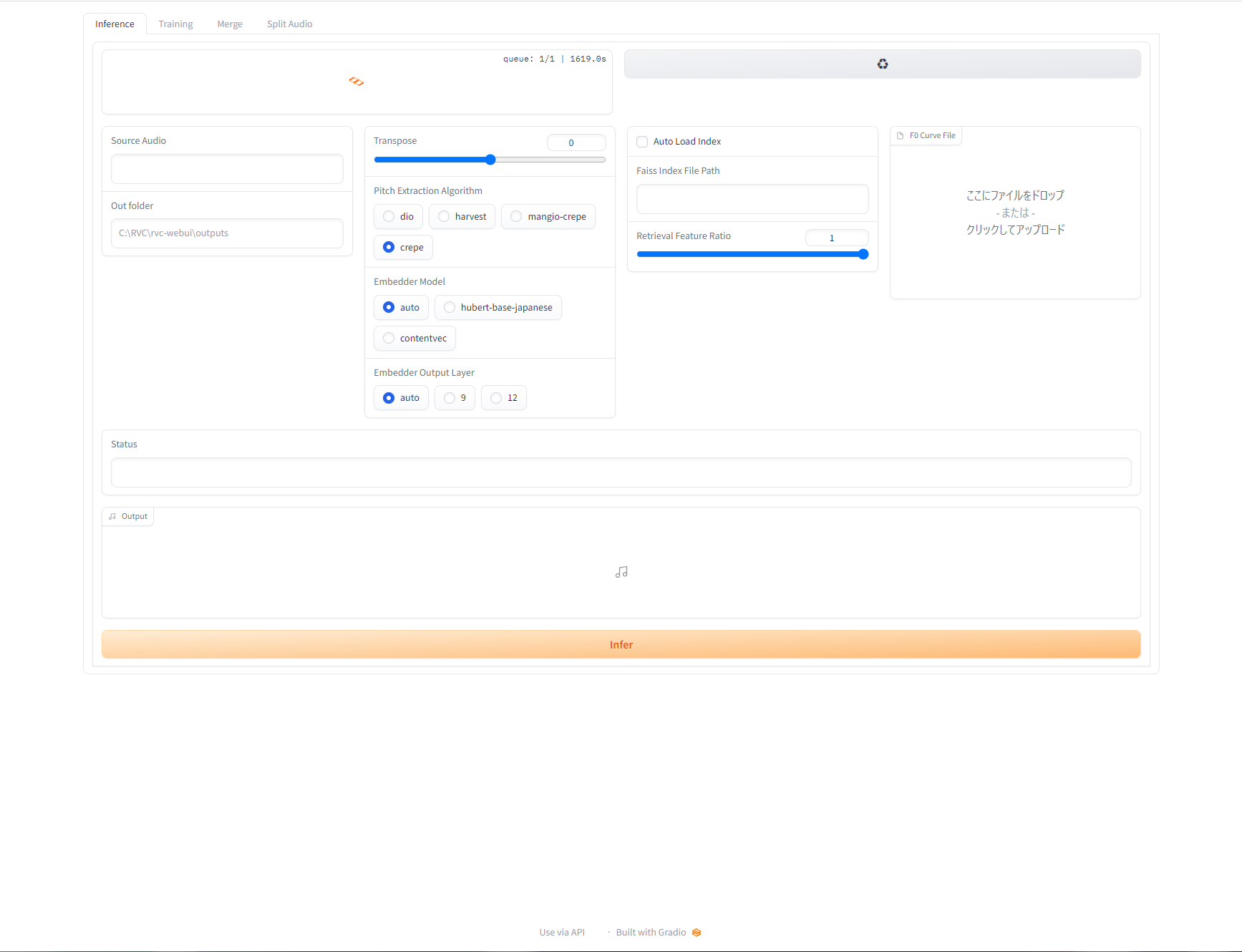 モデルの読み込みが終わりません · Issue #66 · ddPn08/rvc-webui · GitHub