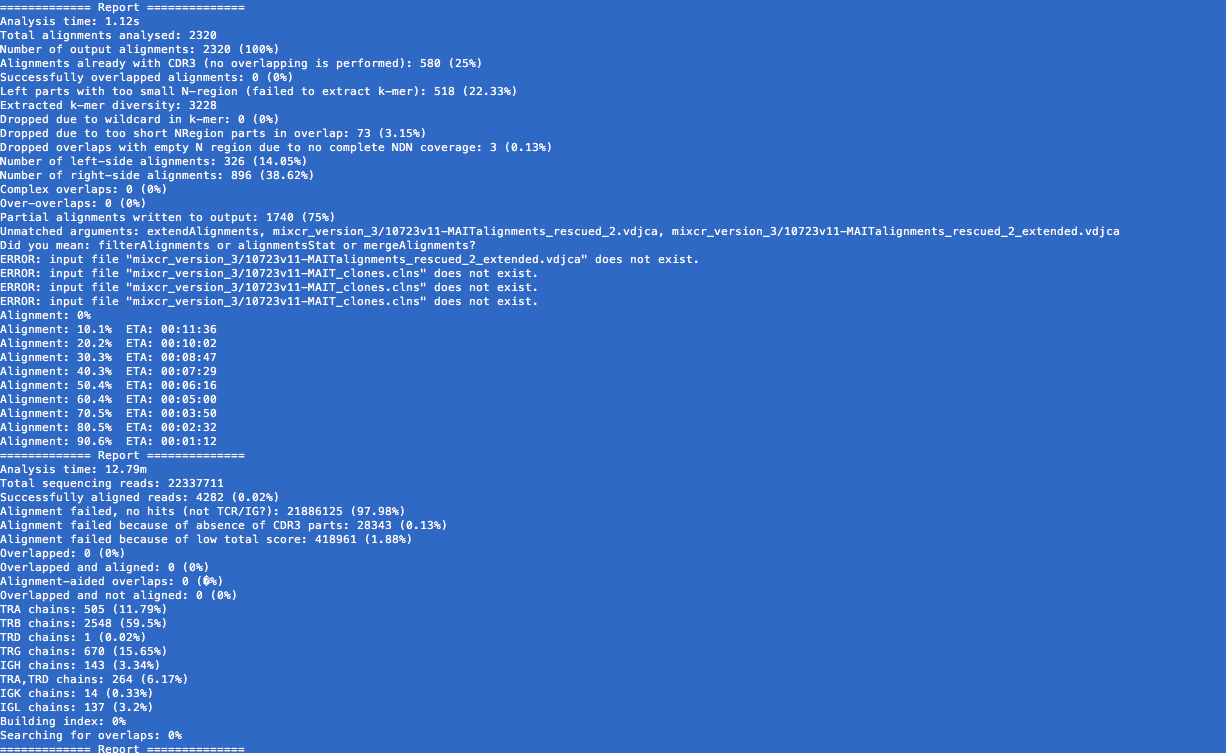Error in Mixcr 3.0.2 · Issue #447 · milaboratory/mixcr · GitHub