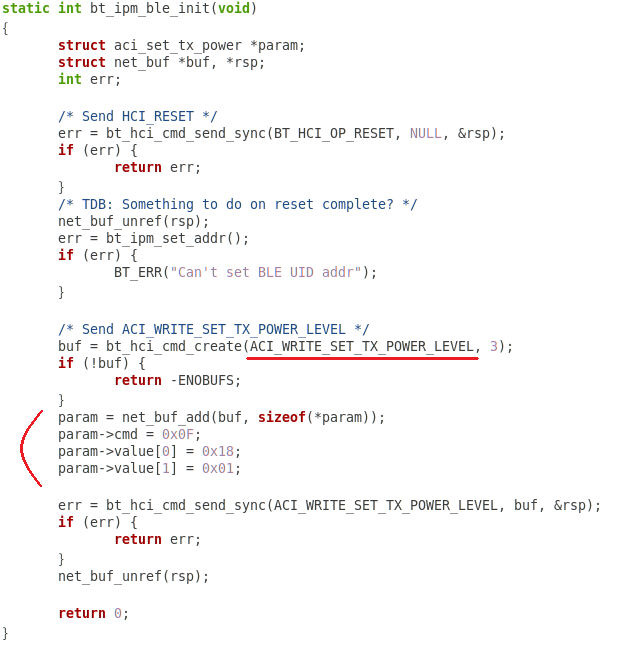 Bluetooth TX Power setting on the nucleo_wb55rg board. · Issue #55662 · zephyrproject-rtos ...