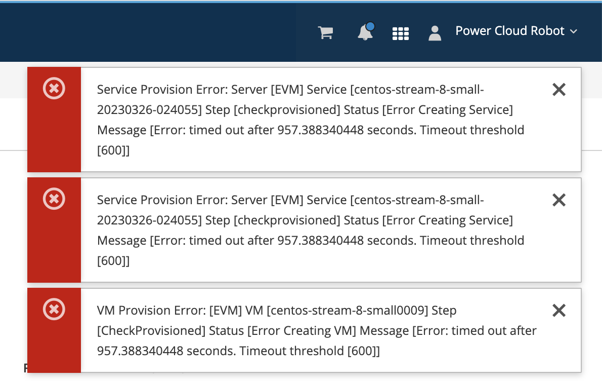 Service Provision Times Out For The Powervs · Issue 22428 · Manageiqmanageiq · Github