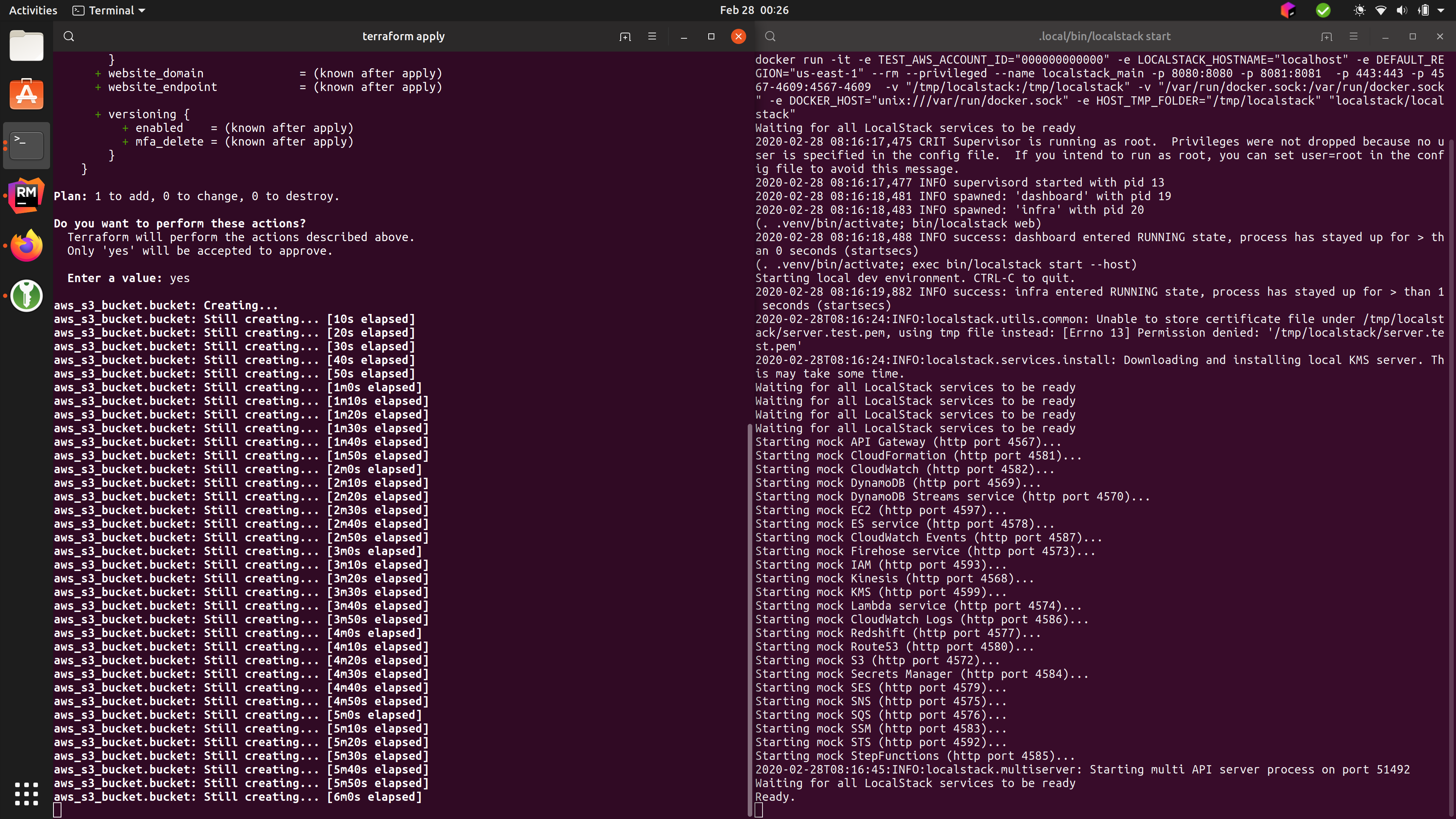Terraform hangs and doesnt proceed · Issue #2106 · localstack/localstack · GitHub