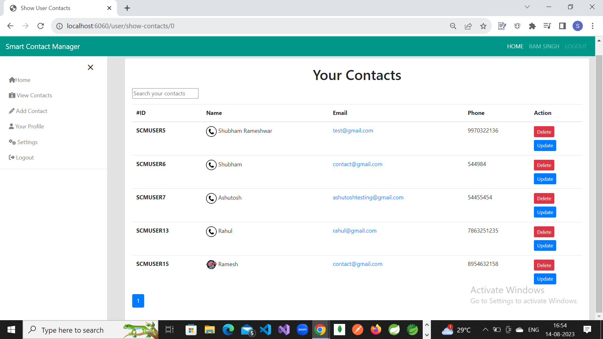Github Shubhdangat Smartcontactmanager