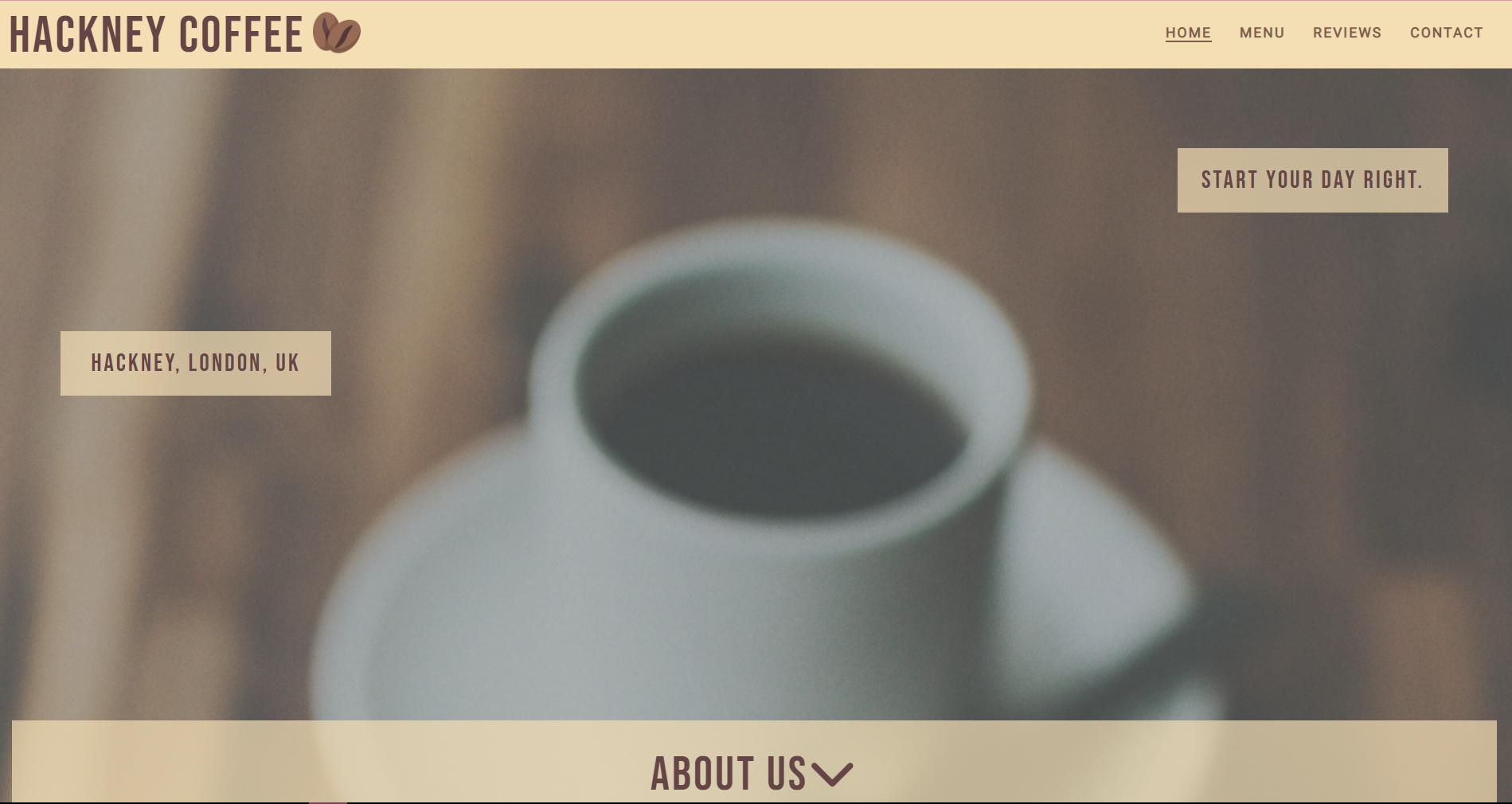 GitHub - Liam-WB/hackney-coffee: Portfolio Project 1 Submission: A London based community coffee ...