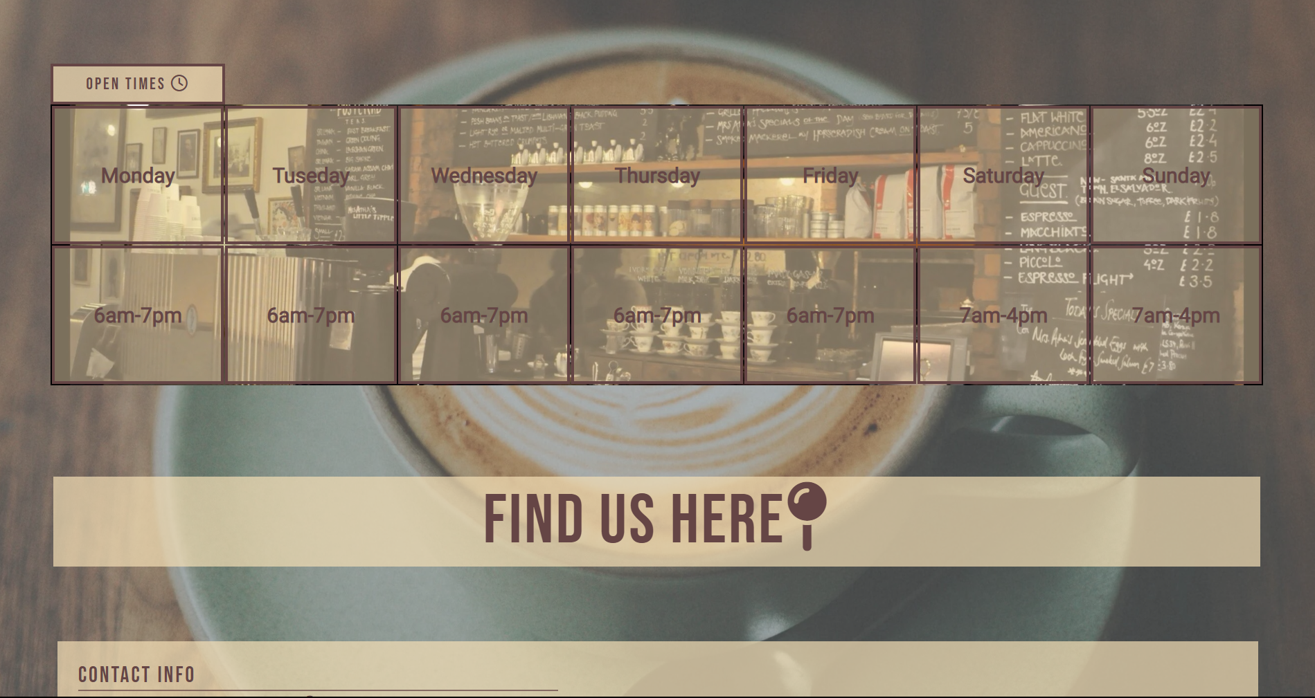 GitHub - Liam-WB/hackney-coffee: Portfolio Project 1 Submission: A London based community coffee ...