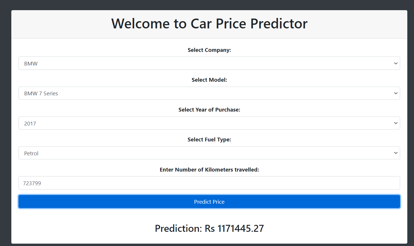 Github Aryanayyu Car Prediction Using Python
