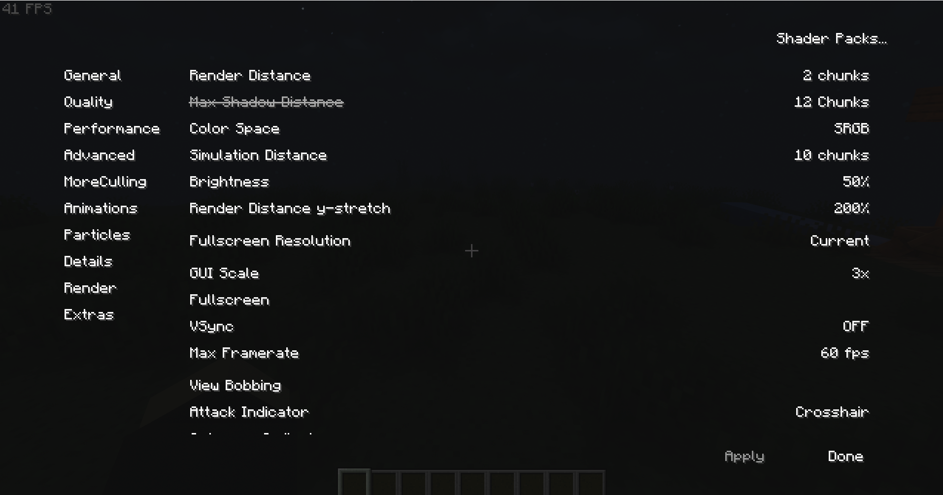 [bug] Isometric prevents sodiums settings ui from rendering properly ingame · Issue #70 ...