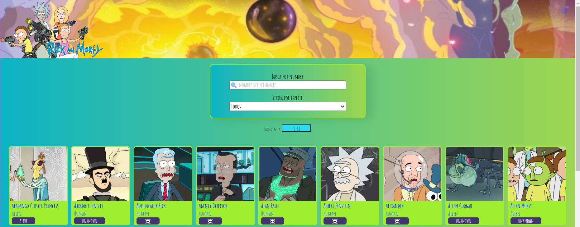 GitHub - Lourdesjupo/Rick-and-Morty-Character-Finder: modulo-3-evaluacion-final-Lourdesjupo ...