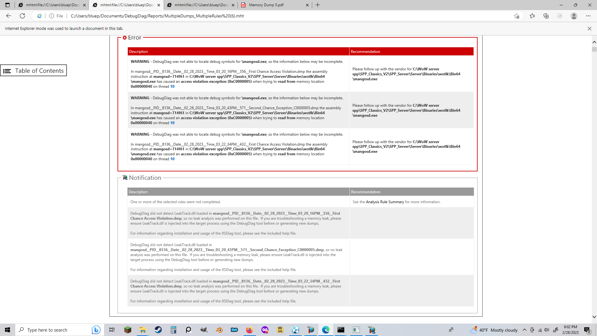 [WOtLK][2.3.1] Sever crashes randomly but no crash logs generated · Issue #206 · celguar ...