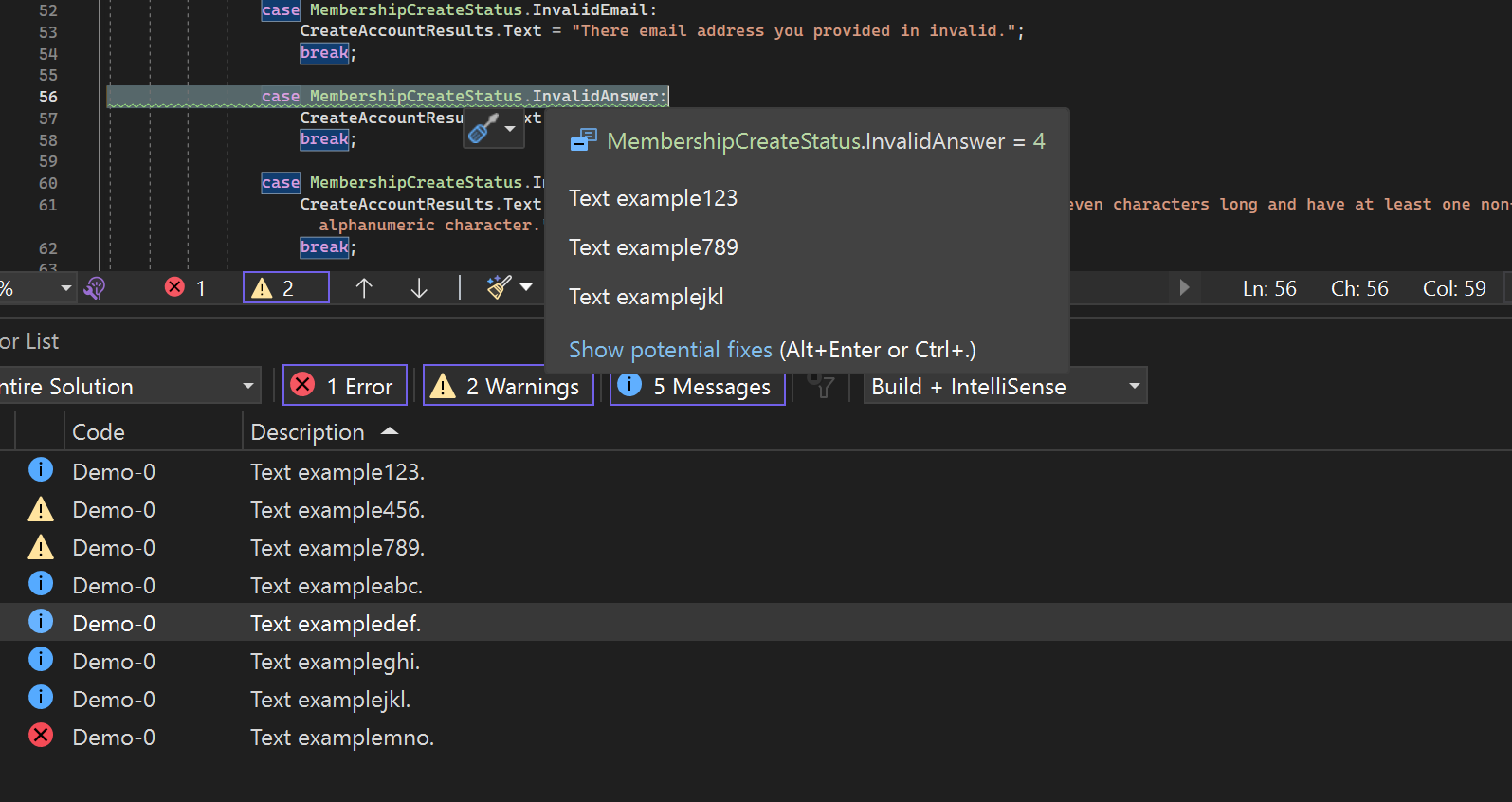 Double clicking an error list item can cause the corresponding popup to disappear · Issue #587 ...