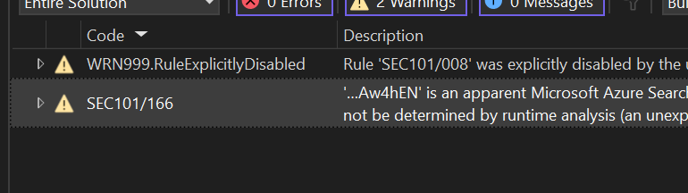SARIF viewer code finder issue · Issue #609 · microsoft/sarif-visualstudio-extension · GitHub