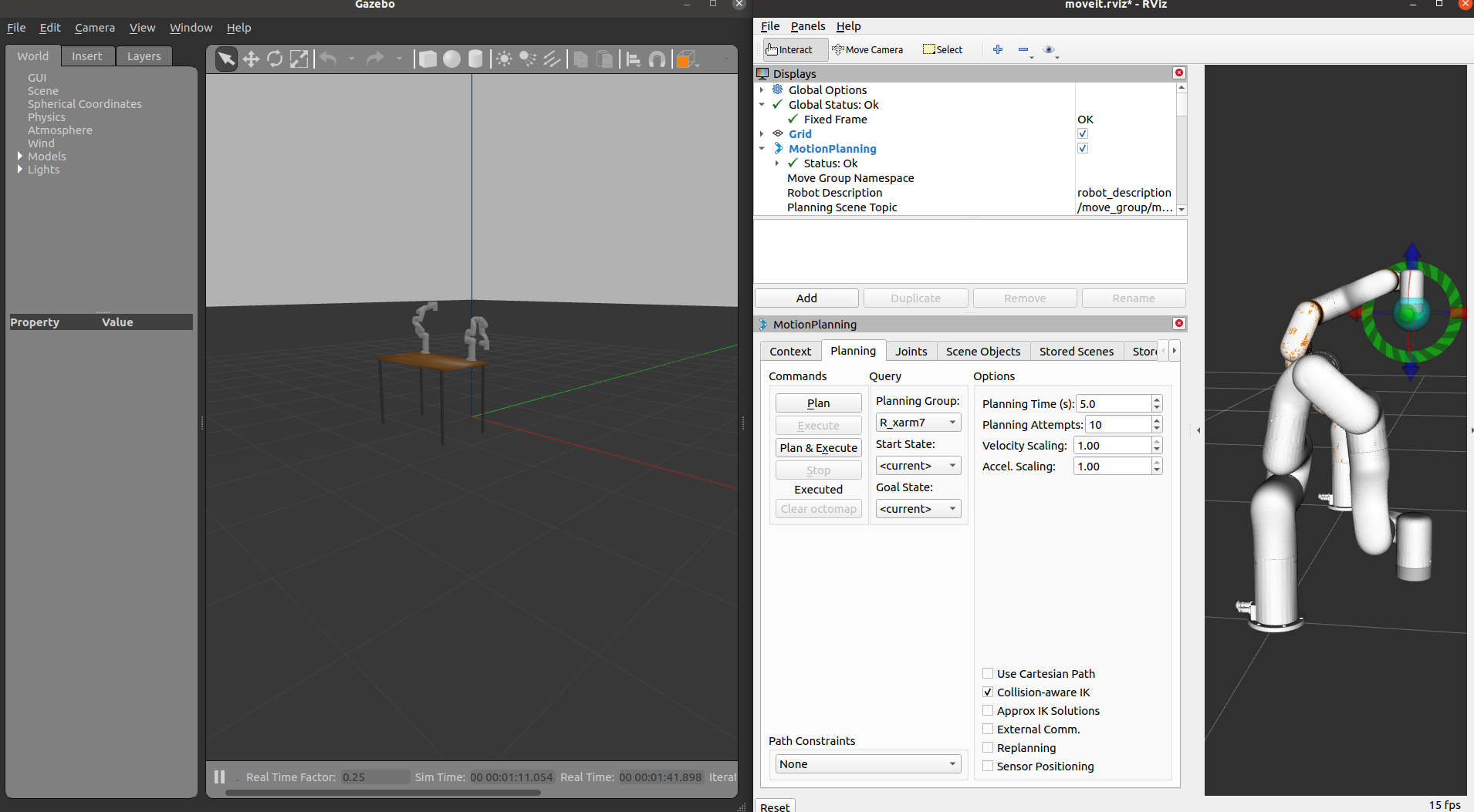 How to run xarm5 + gazebo under group ns · Issue #187 · xArm-Developer/xarm_ros · GitHub