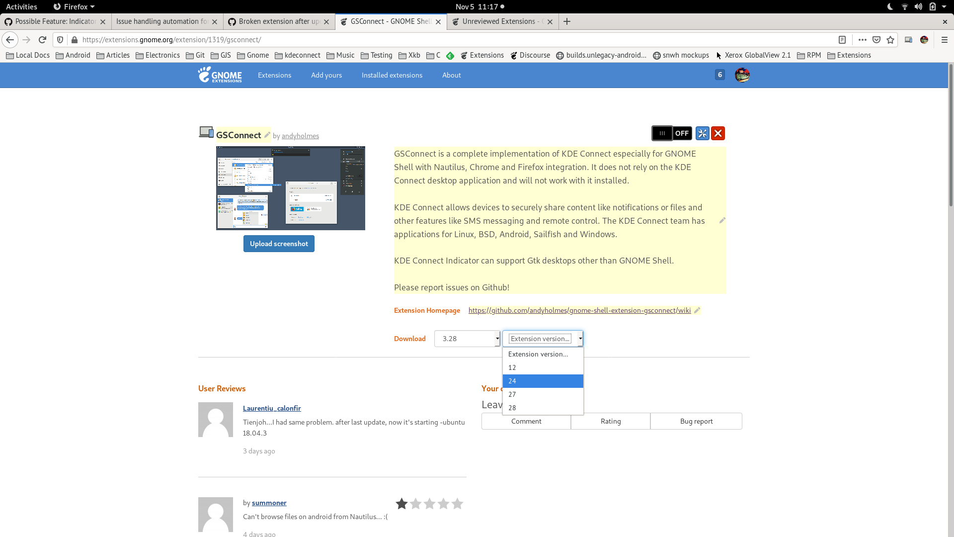 Broken extension after update · Issue #669 · GSConnect/gnome-shell ...