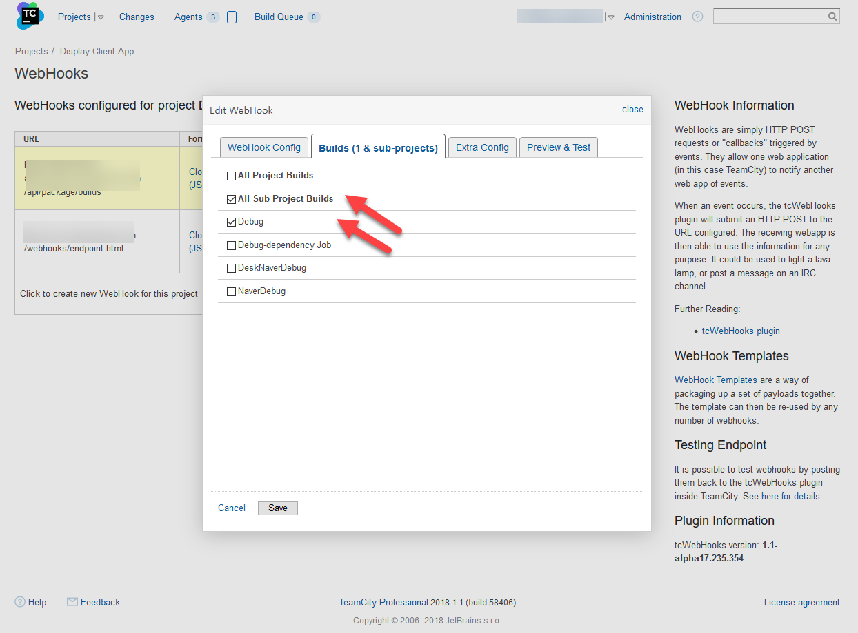 Build Successful not caught nor triggered · Issue #109 · tcplugins/tcWebHooks · GitHub