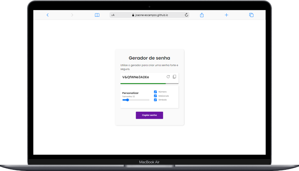 GitHub - joaonevescampos/projeto-gerador-de-senha: Gerador de senha