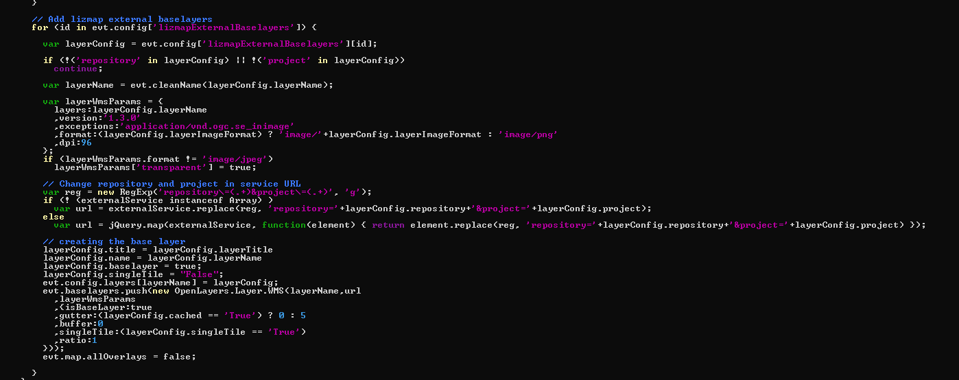 Server error when trying to import the third-party WMS/WMTS as external baselayers. · Issue ...