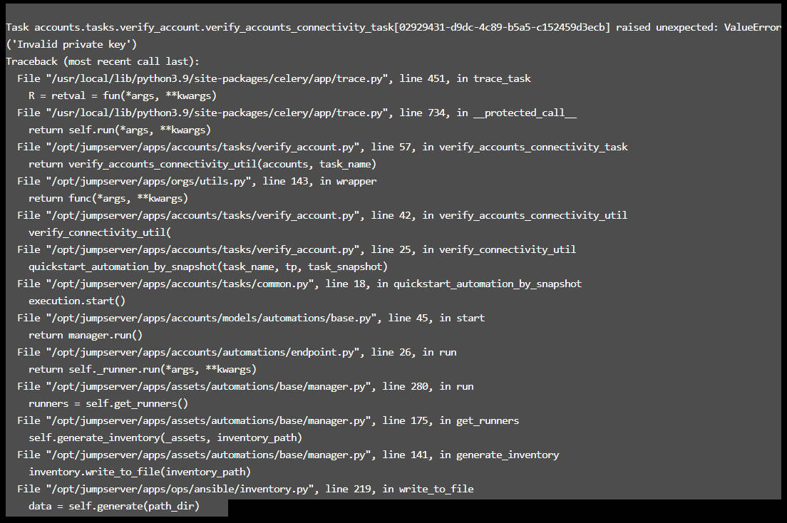 Bug 密钥登陆资产失败 · Issue 9852 · Jumpserverjumpserver · Github