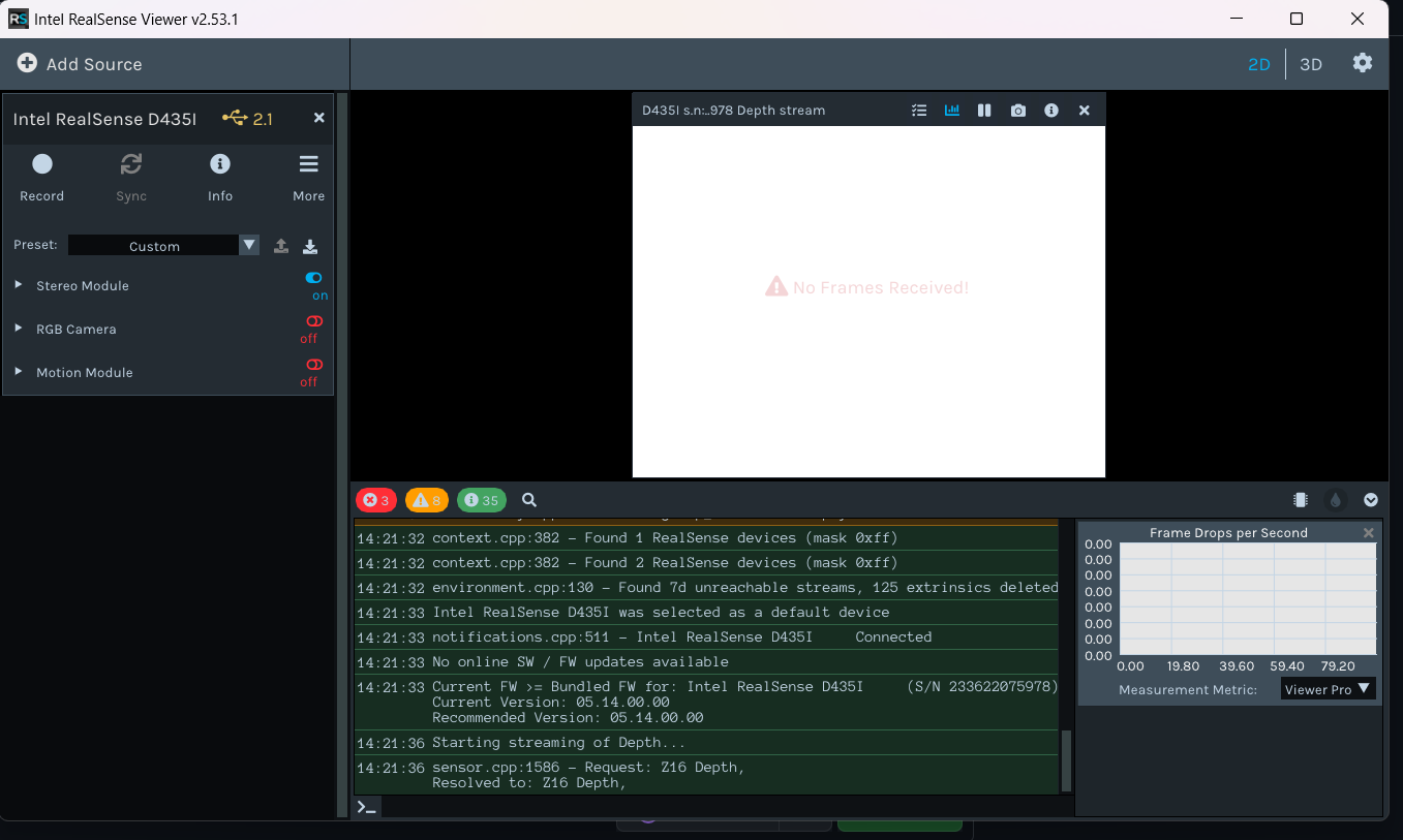 keeps showing no frames received. · Issue #11844 · IntelRealSense ...