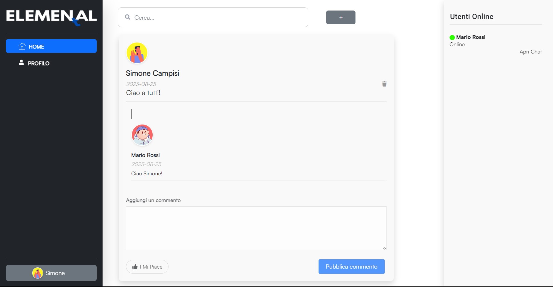 GitHub - SimoneCampisi0/elemental: An elementary social