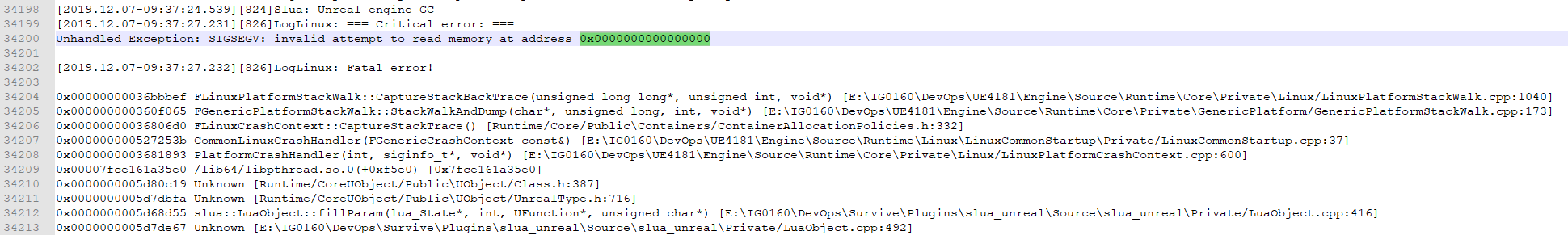 Linux上的DS在调用对象的UFunction时有概率崩溃 · Issue #251 · Tencent/sluaunreal · GitHub