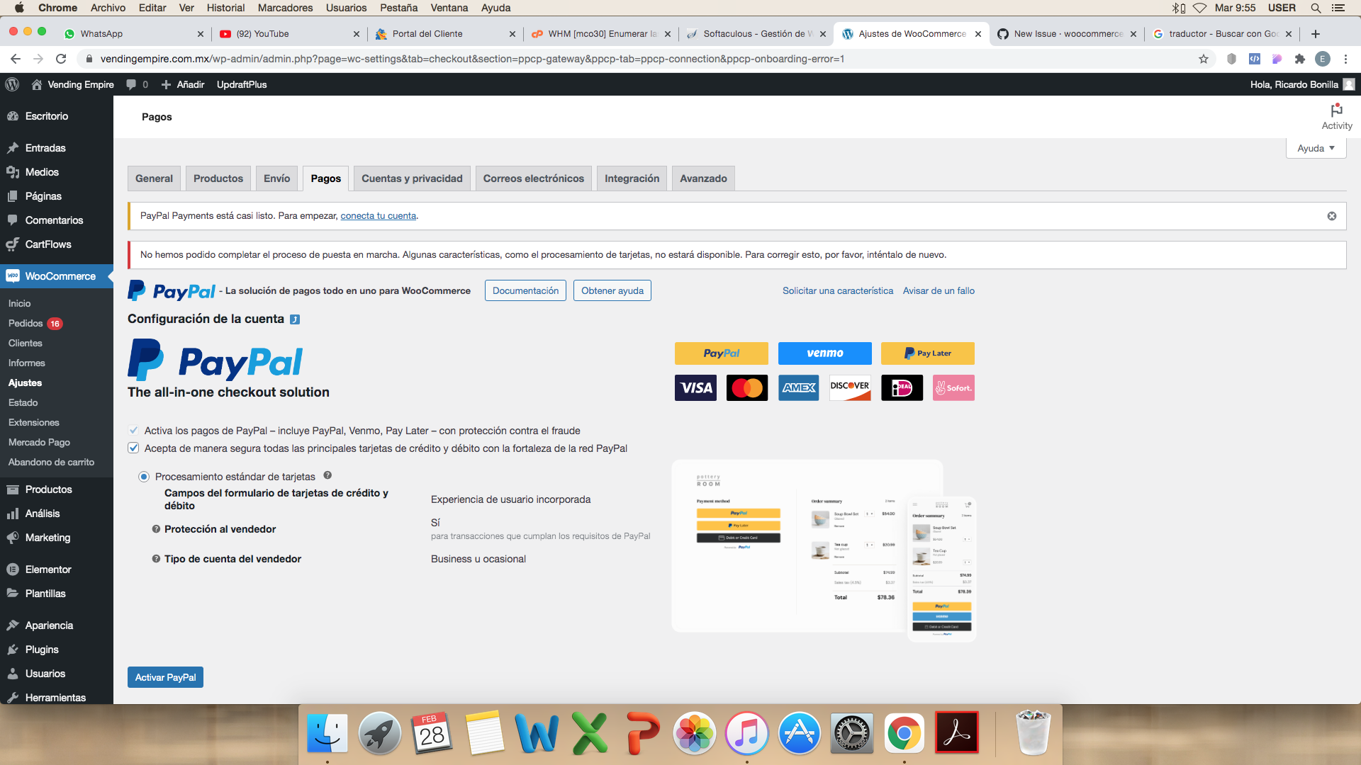 PayPal plugin error · Issue #1218 · woocommerce/woocommerce-paypal ...