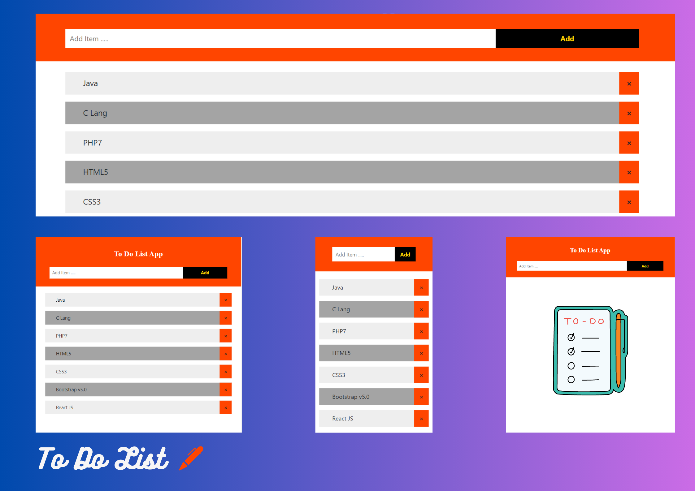 GitHub - Royal-Code-Master/todo-list: A Simple To Do List Application